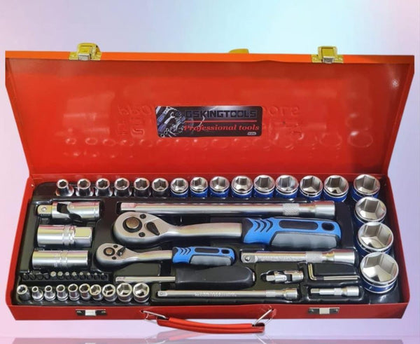 GS KING TOOLS 24 PCS 1/2″ DRIVE HEX SOCKET SET HEAVY DUTY ...